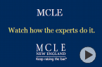 MCLE | New England: CLE Programs, Webcasts and Publications